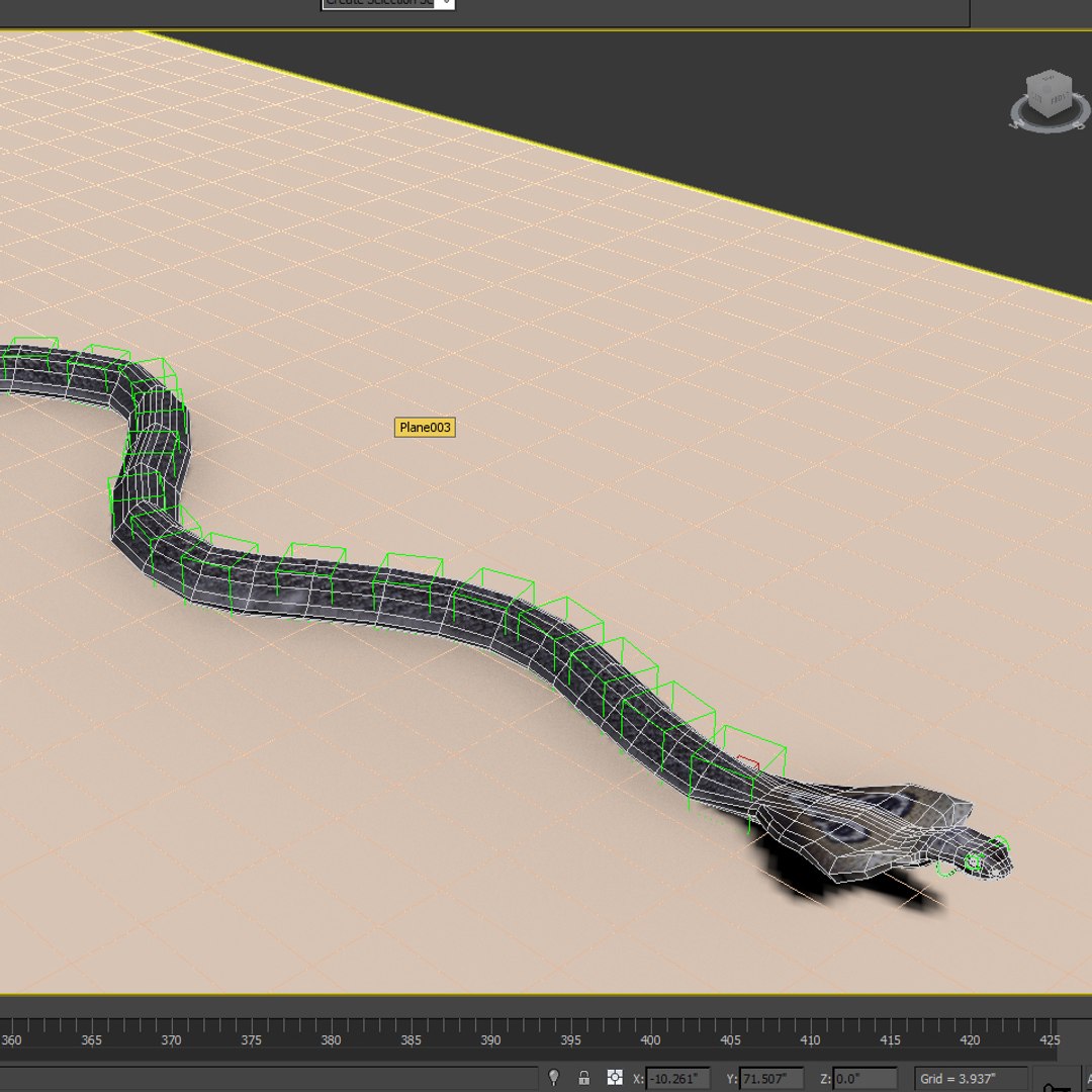 Snake 3d Max