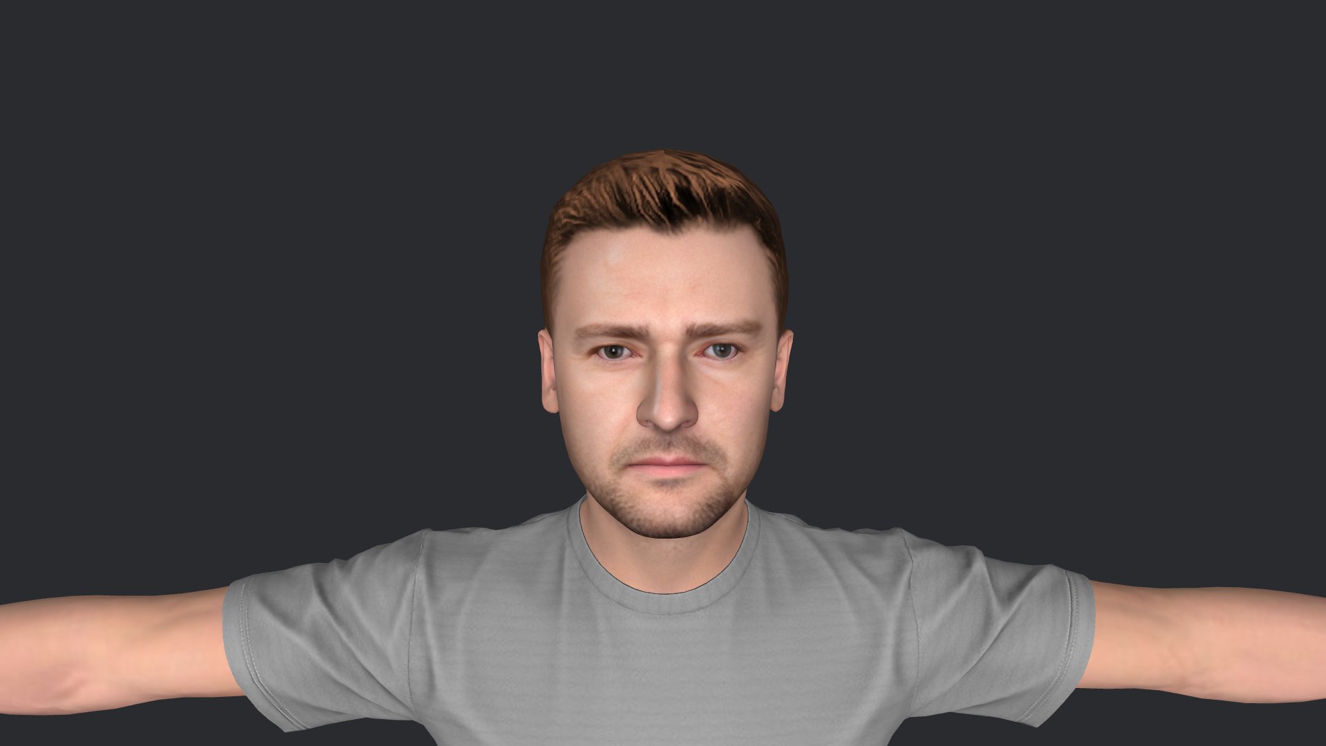 Justin Timberlake Hyper Realistic Full Body Fully Rigged Character 3D ...