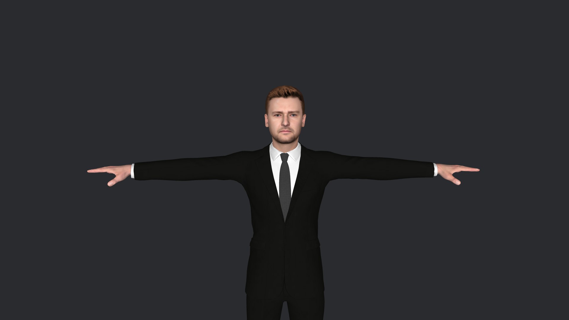 Justin Timberlake Hyper Realistic Full Body Fully Rigged Character 3D ...