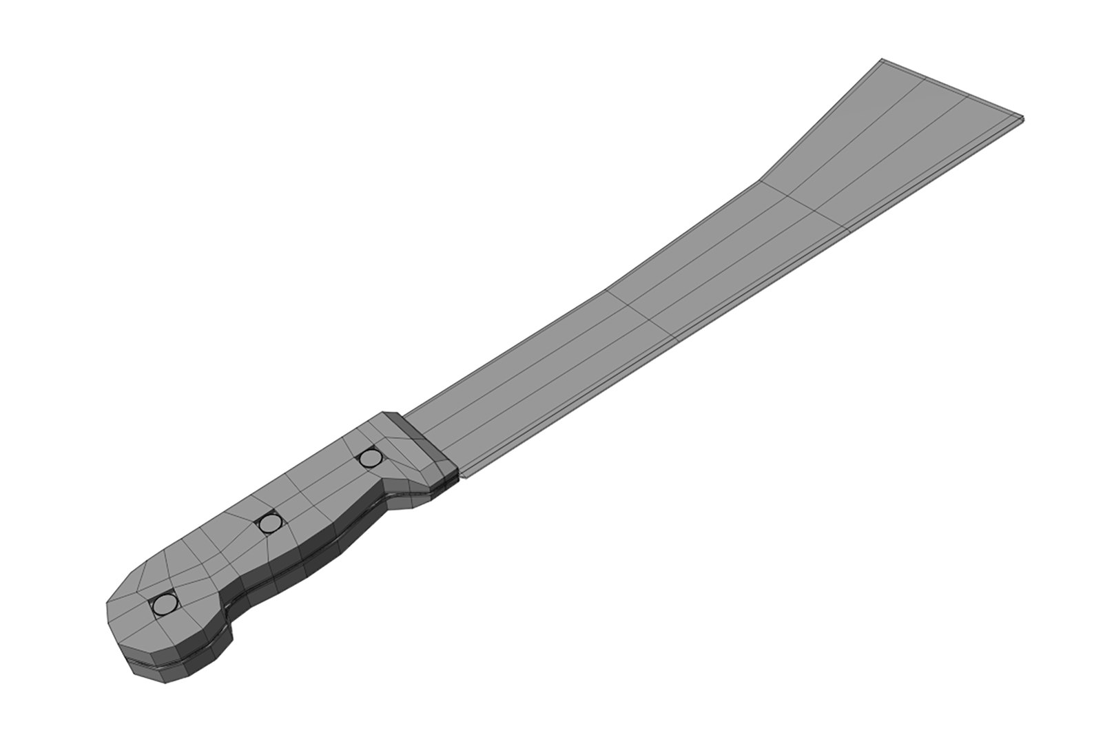 3D Model Rusty Machete - TurboSquid 1716634