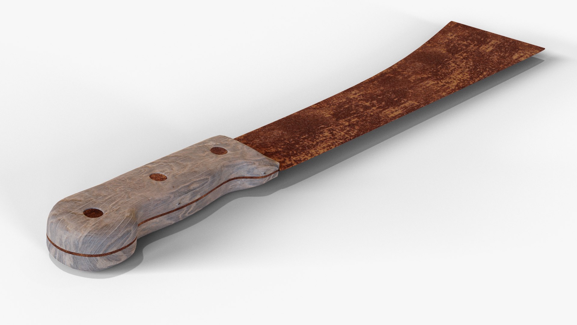 3D Model Rusty Machete - TurboSquid 1716634
