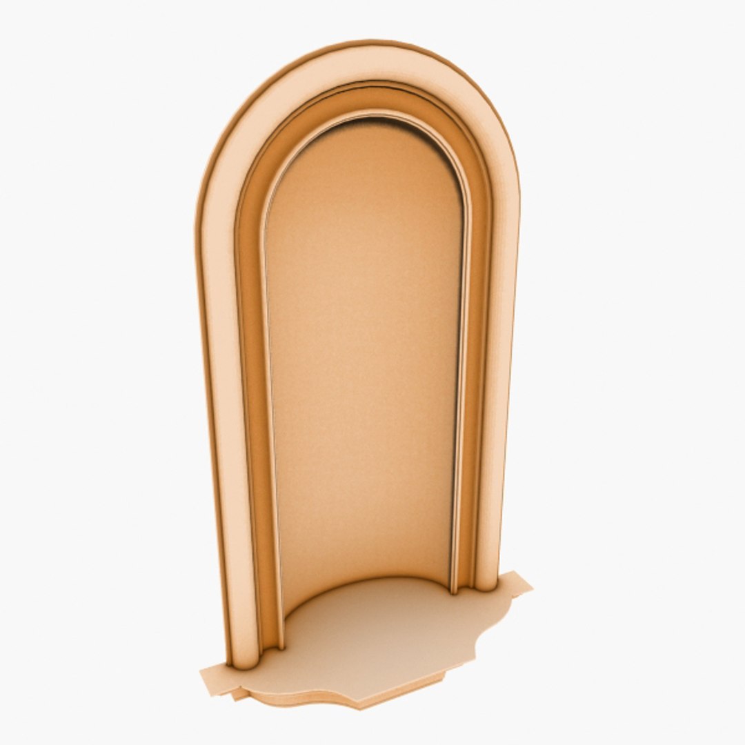 interior walls niche 3d model