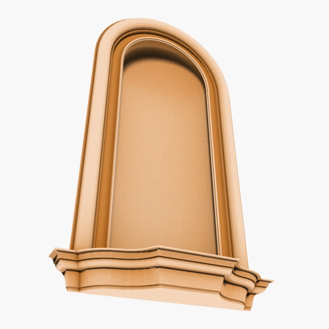 interior walls niche 3d model