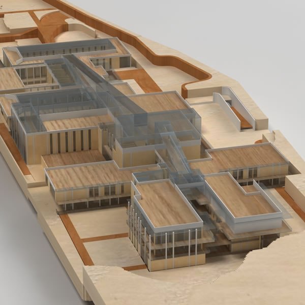 3d building school sport