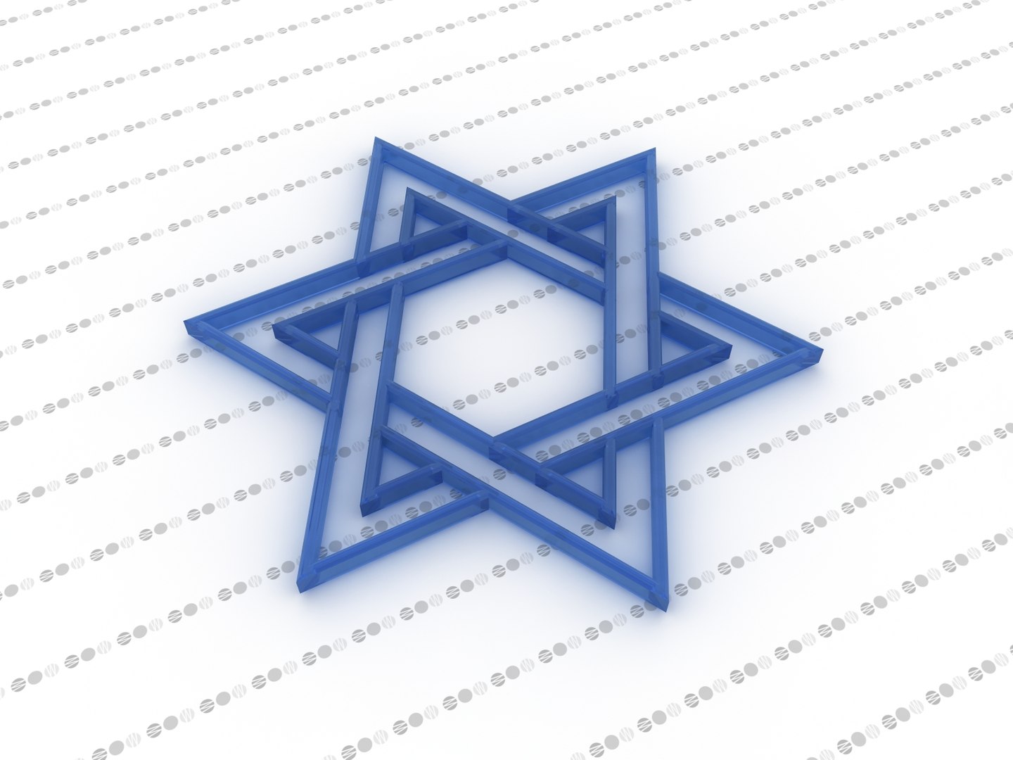 3D star david - TurboSquid 1416330