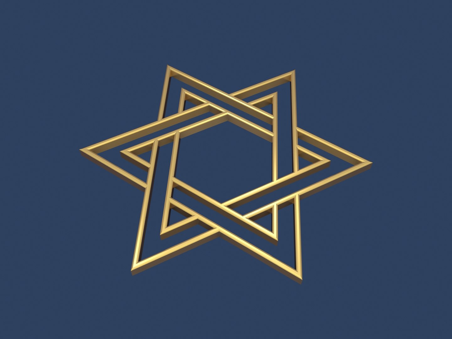 3D star david - TurboSquid 1416330