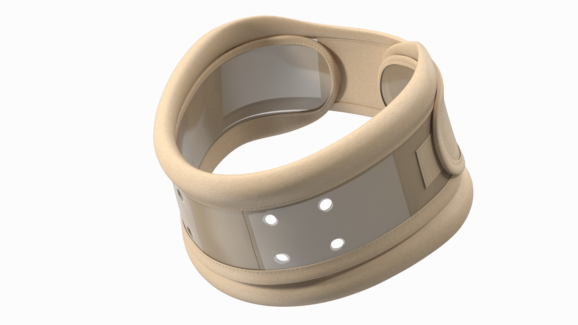 3D Model Cervical Collar Rigid Beige - TurboSquid 2197346