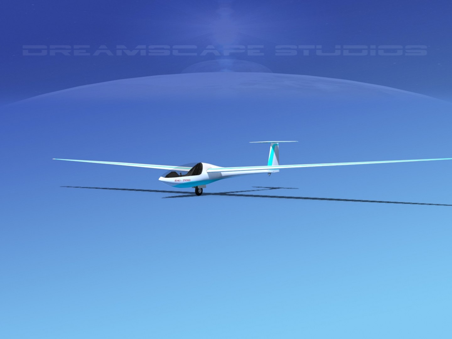 Dg-200 Sailplane Model - TurboSquid 1212686