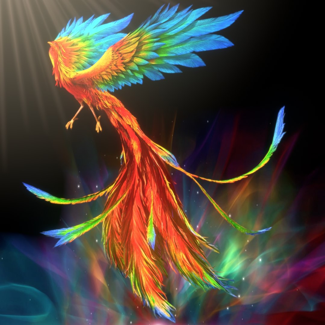 Phoenix Undead Bird Phoenix 3D Model - TurboSquid 2027671