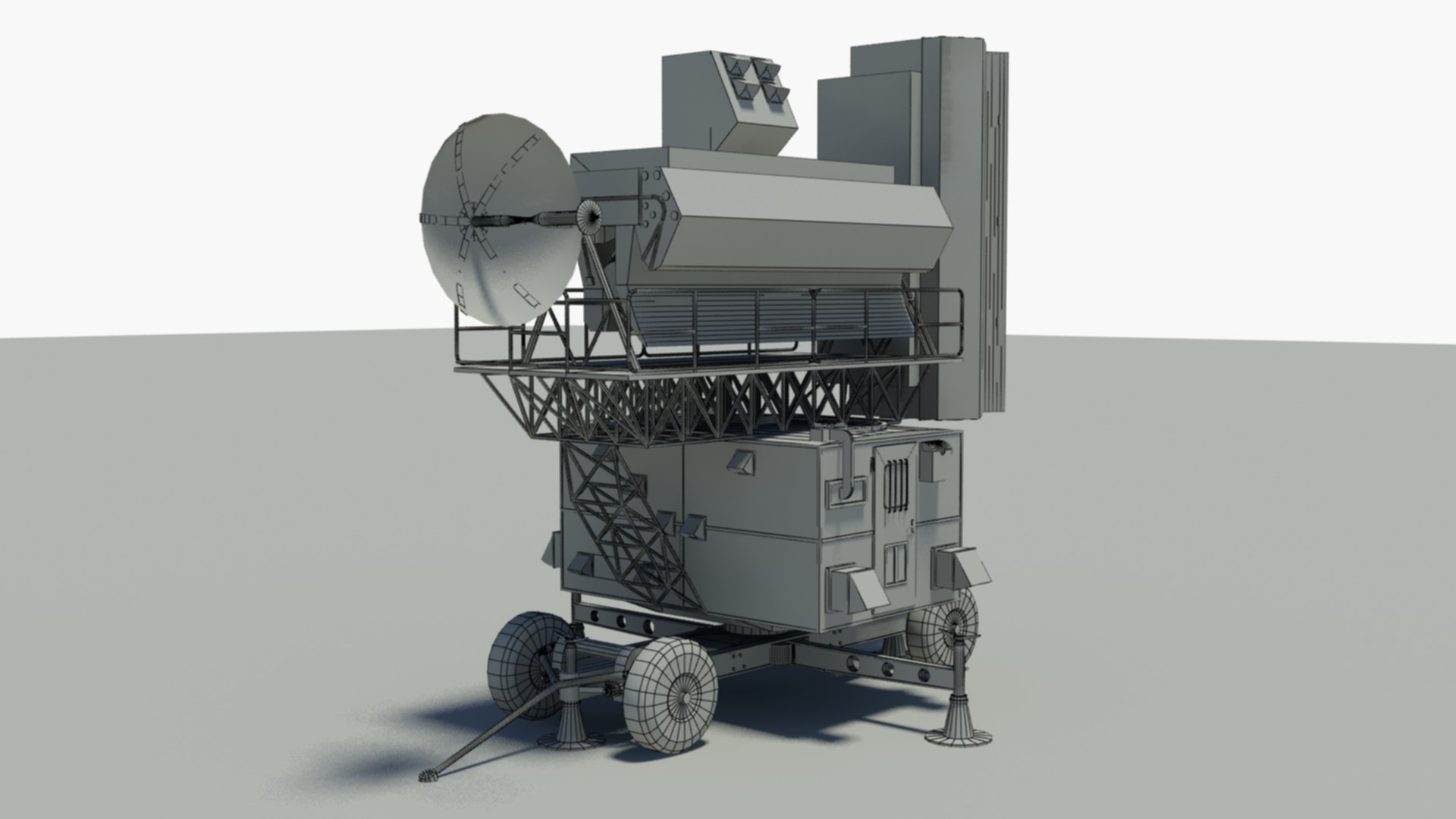 F Radars Model - TurboSquid 1697772