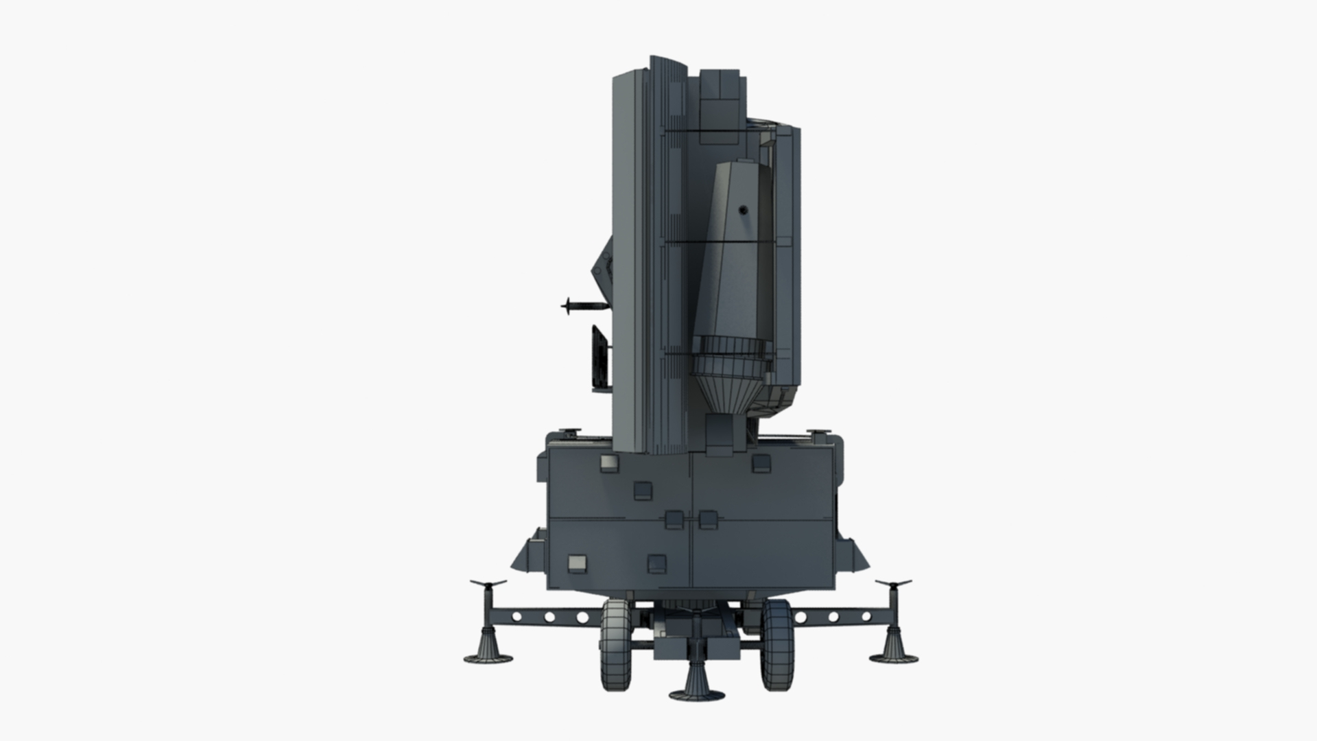 modelo 3d Radar Low Poly FanSong F - TurboSquid 1697772