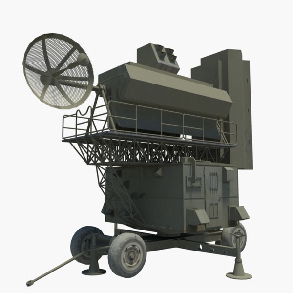 modelo 3d Radar Low Poly FanSong F - TurboSquid 1697772