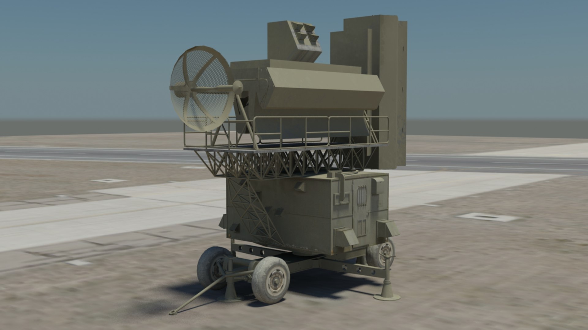F Radars Model - TurboSquid 1697772