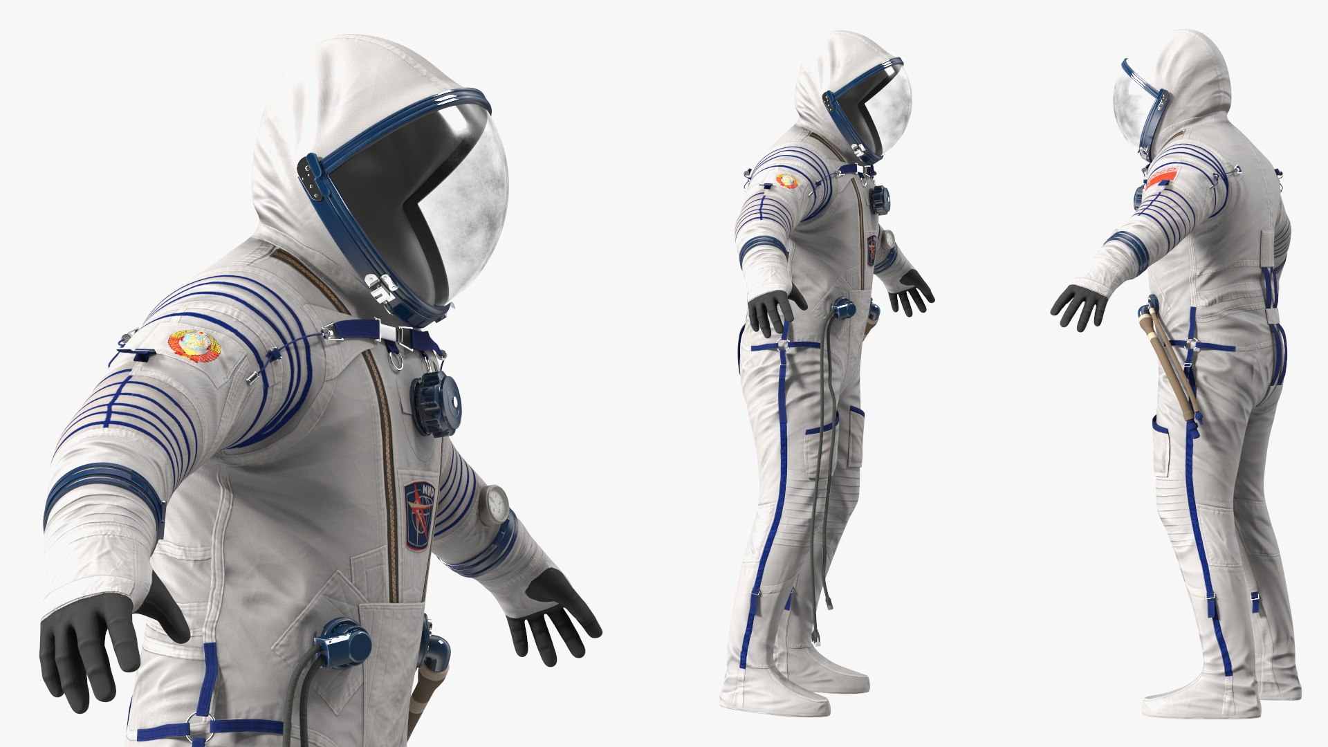Sokol Space Suit Rigged 3D Model - TurboSquid 2160474