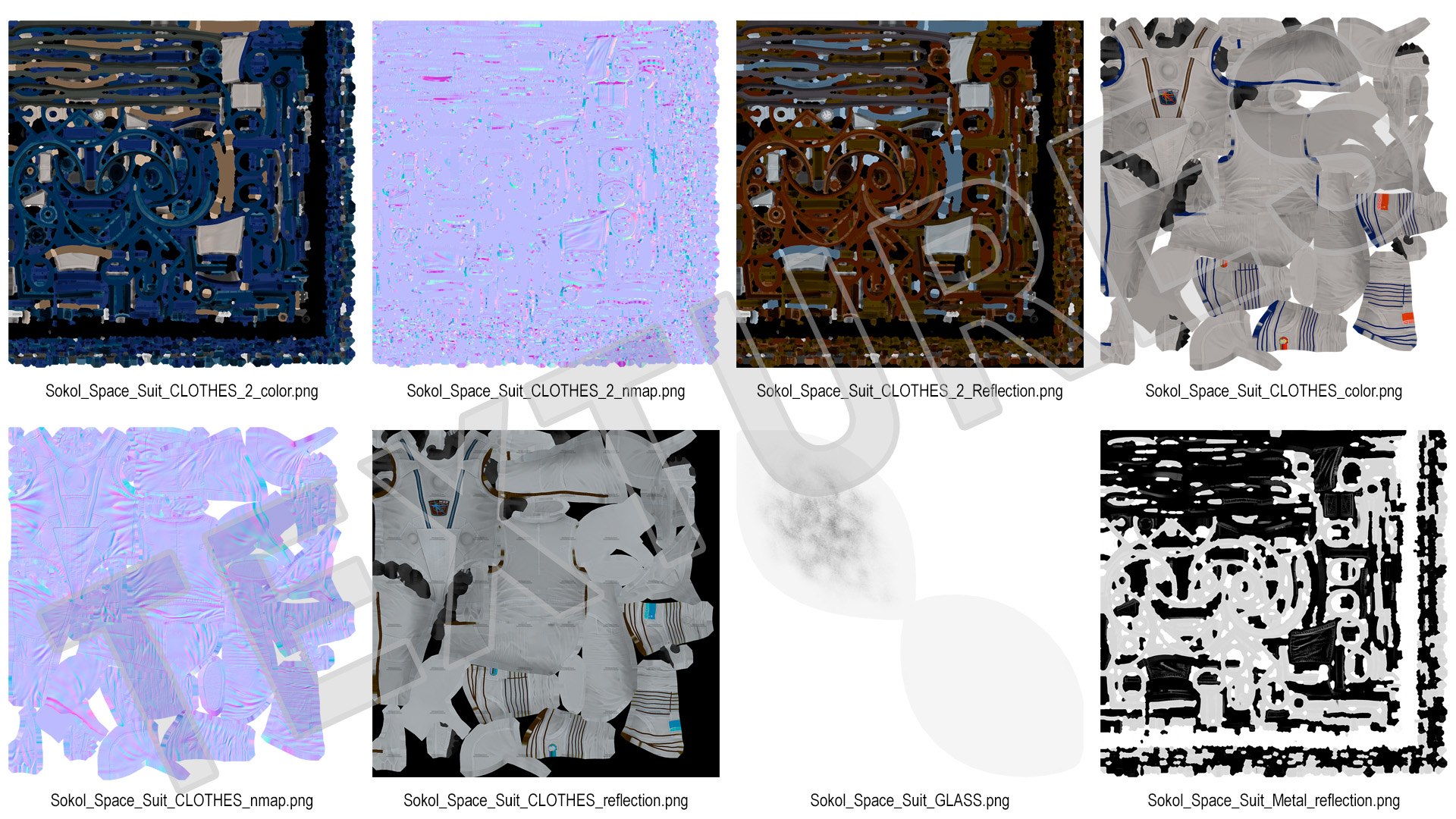 Sokol Space Suit Rigged 3D Model - TurboSquid 2160474