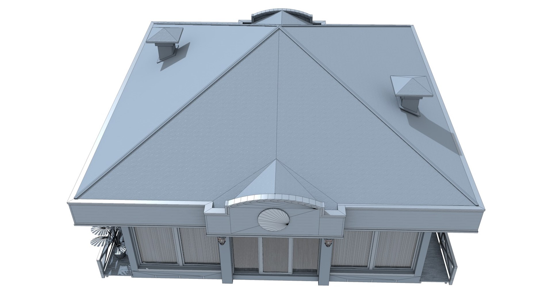 3D Vintage Pavilion Store - TurboSquid 1290755