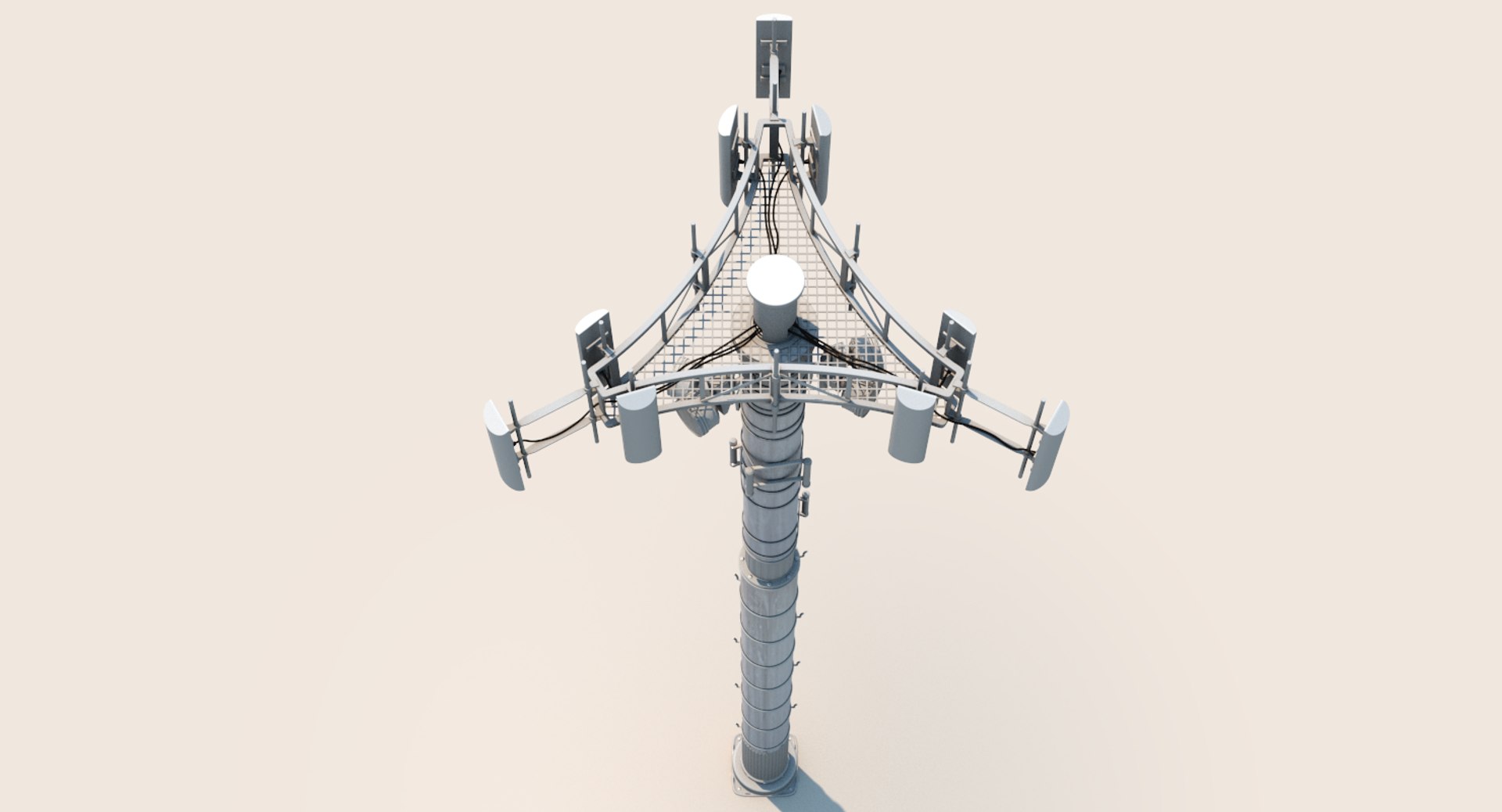 3d Model Cell Phone Tower