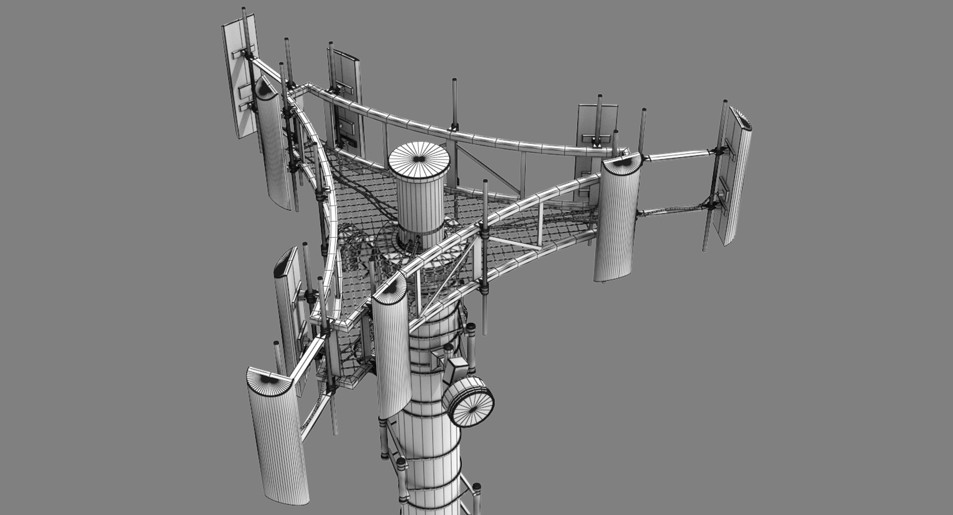 3d Model Cell Phone Tower