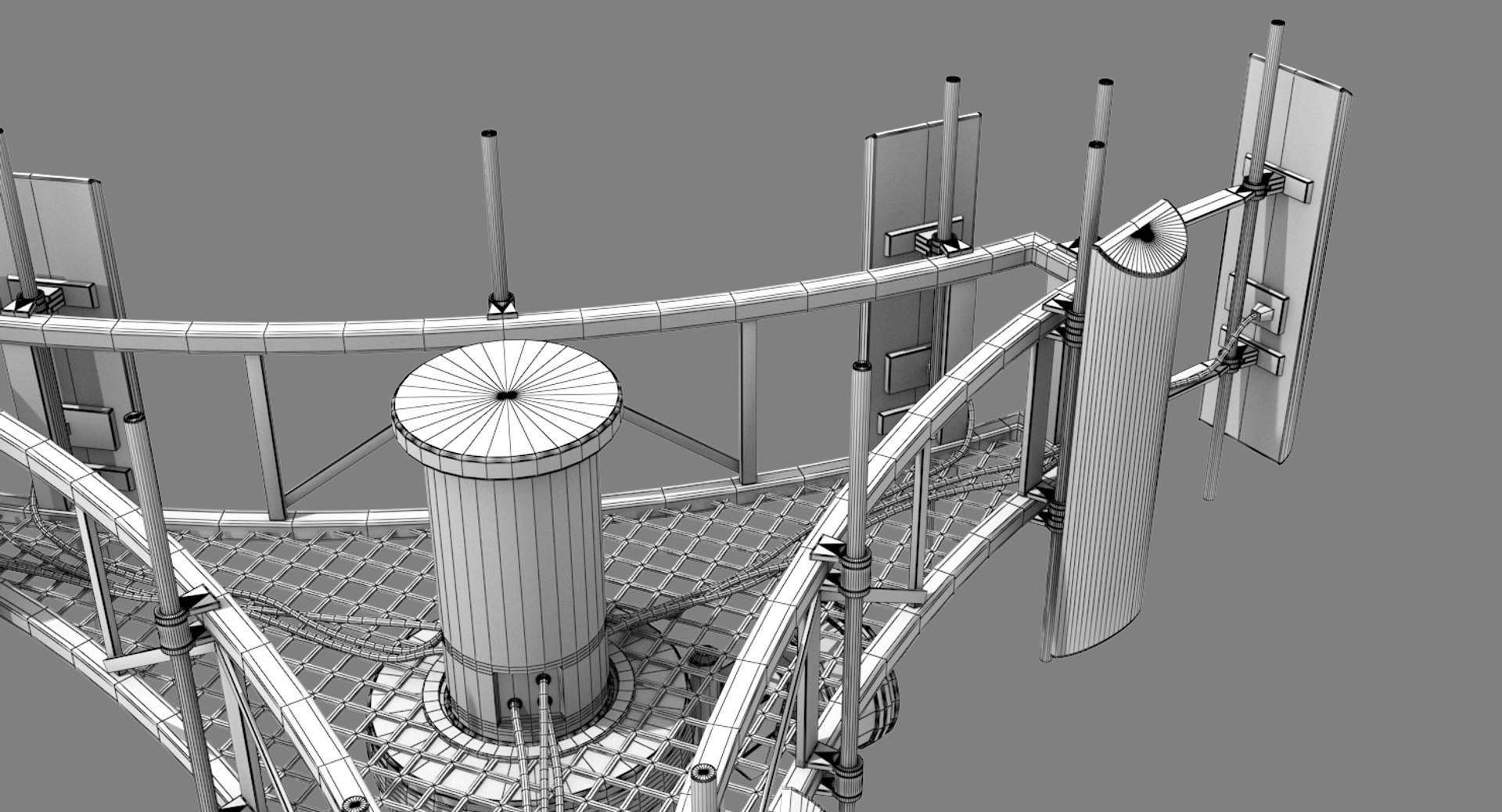 3d Model Cell Phone Tower