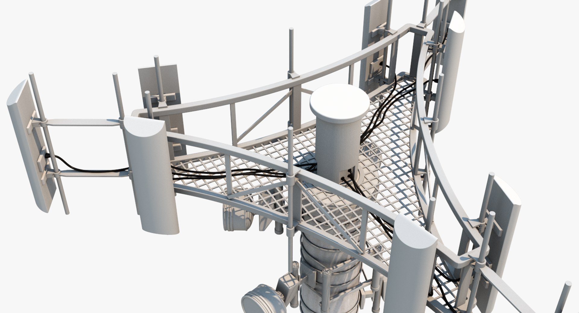 3d Model Cell Phone Tower