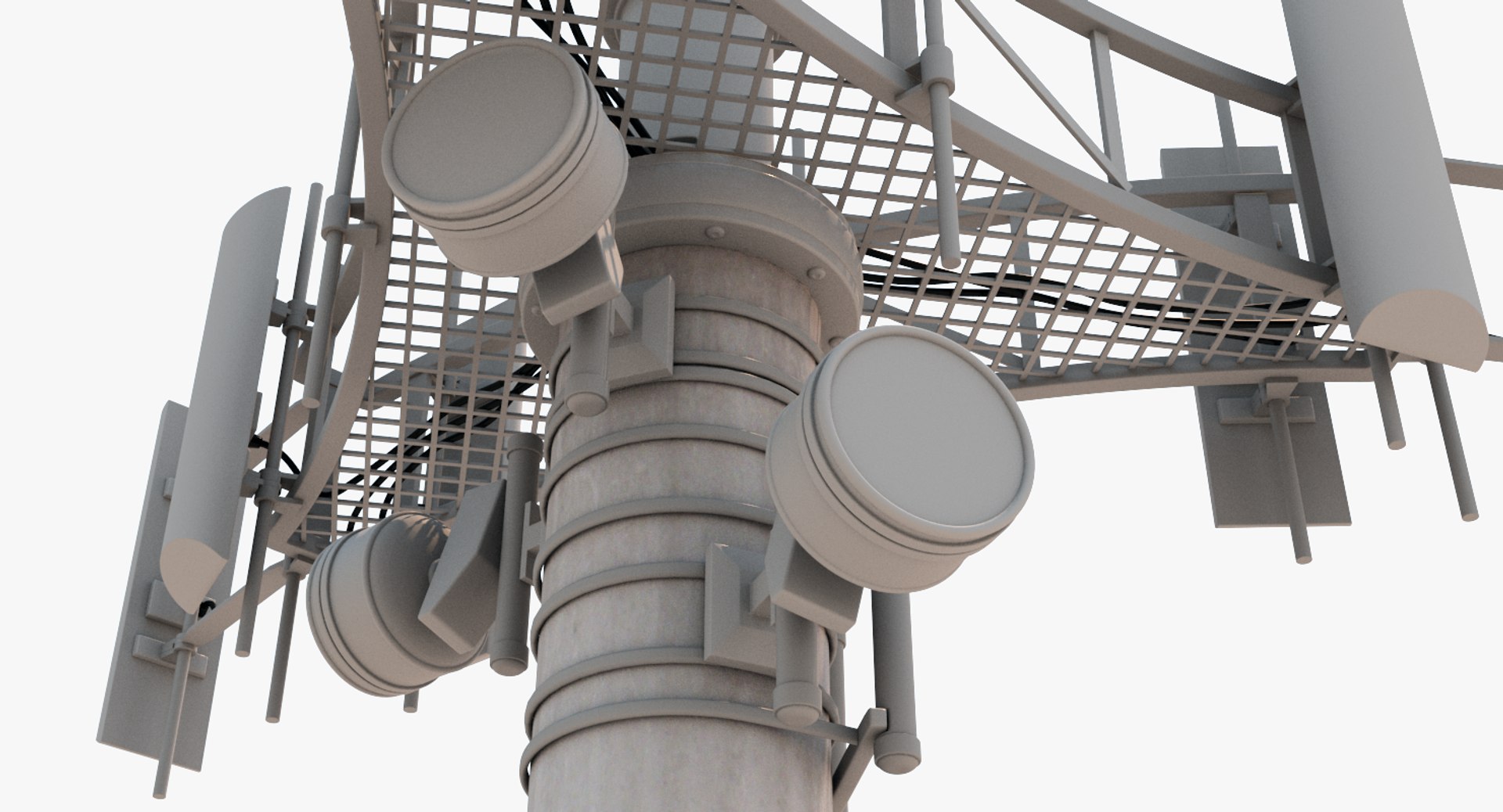 3d Model Cell Phone Tower