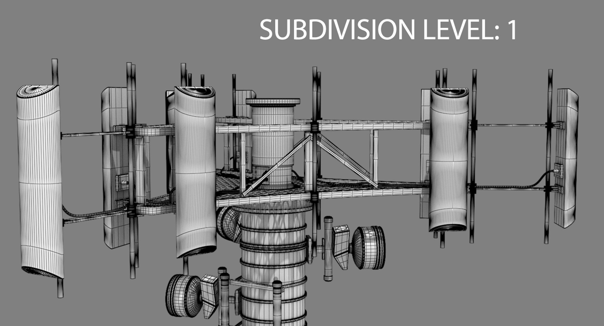 3d Model Cell Phone Tower