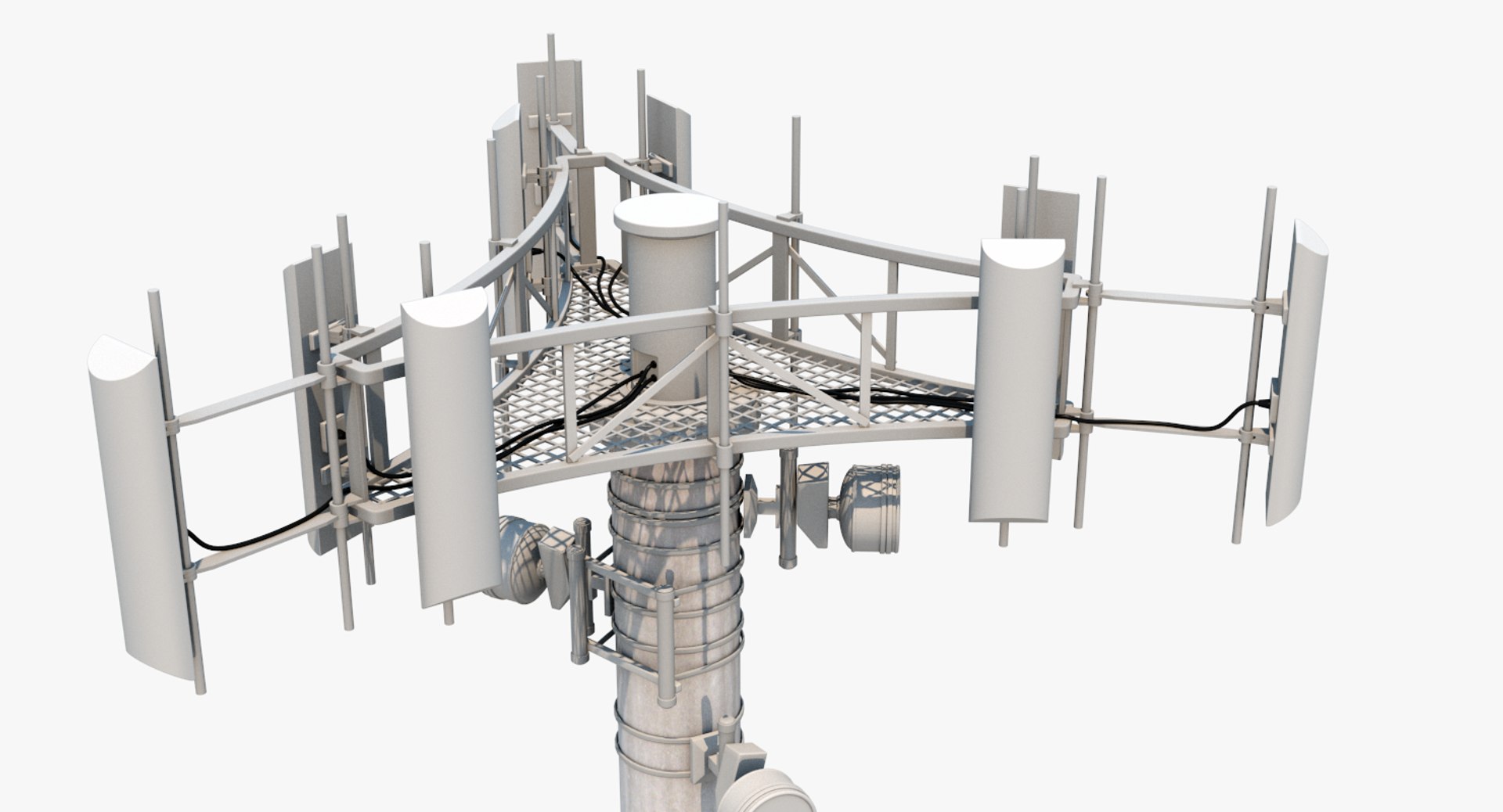 3d Model Cell Phone Tower