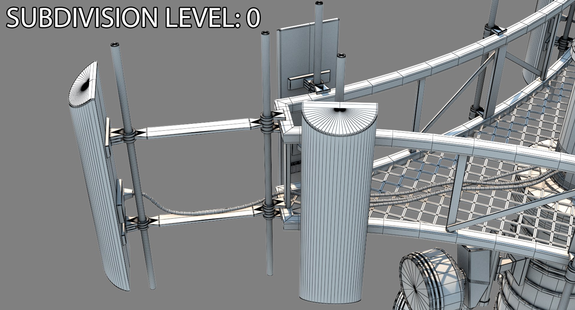 3d Model Cell Phone Tower