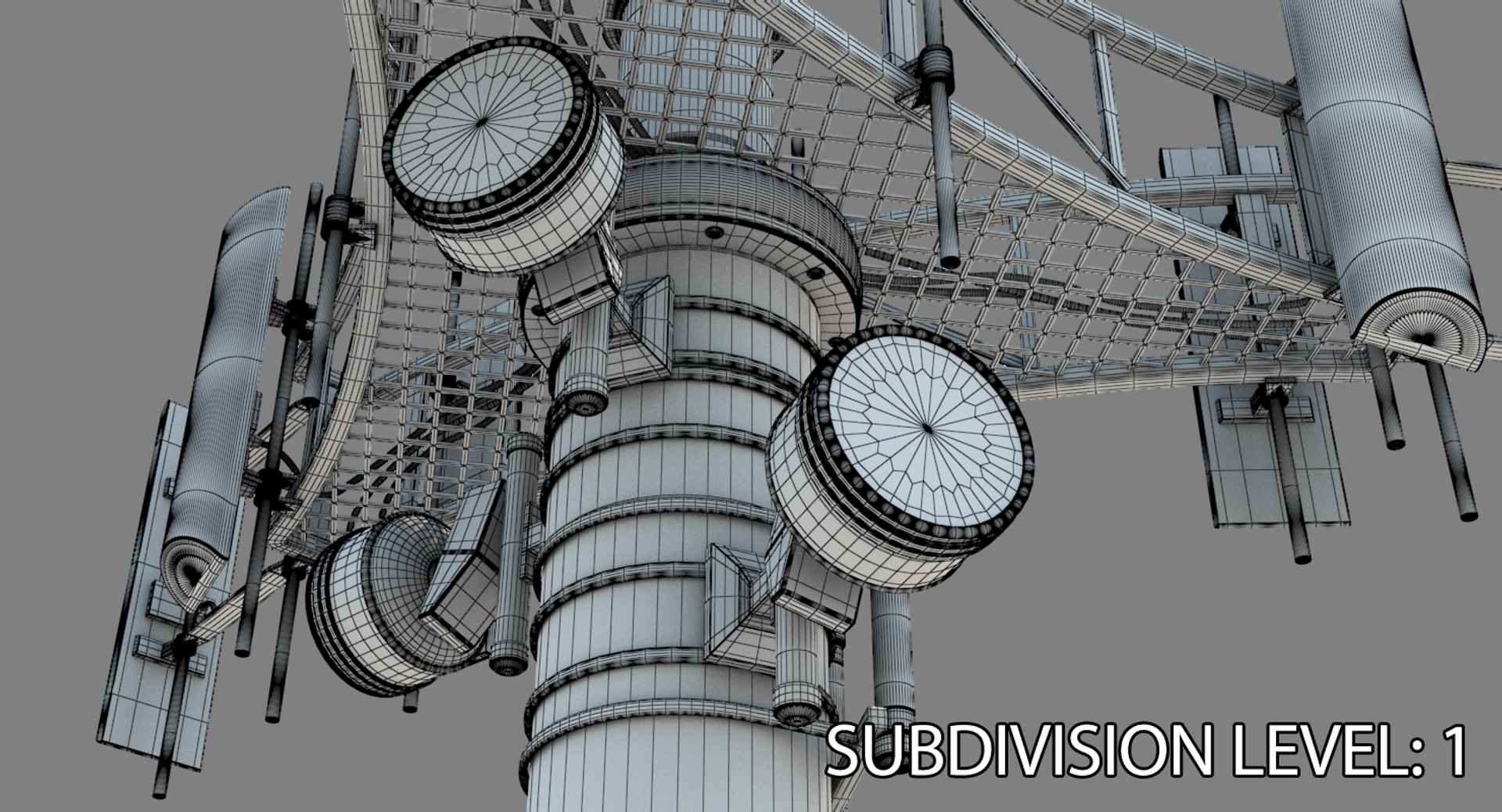 3d Model Cell Phone Tower