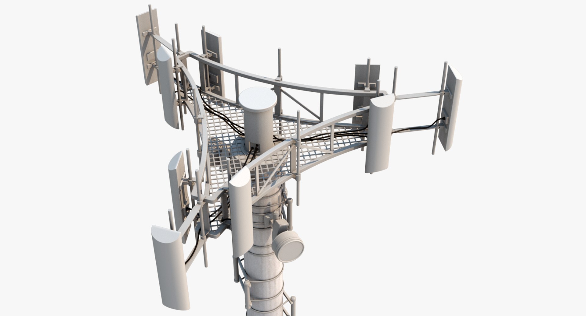 3d Model Cell Phone Tower