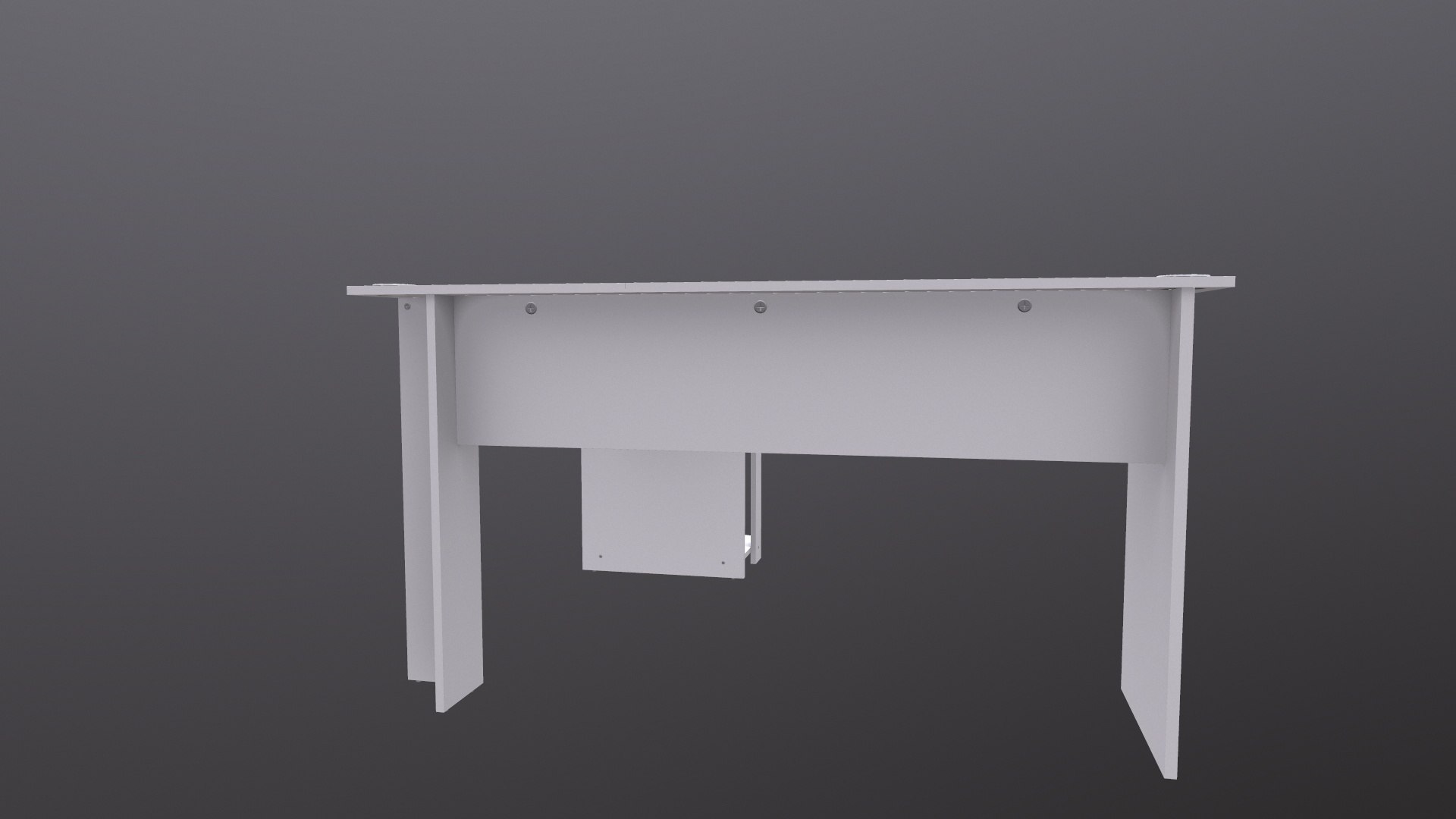 L Shape Straight Computer Desk Model - Turbosquid 1956781