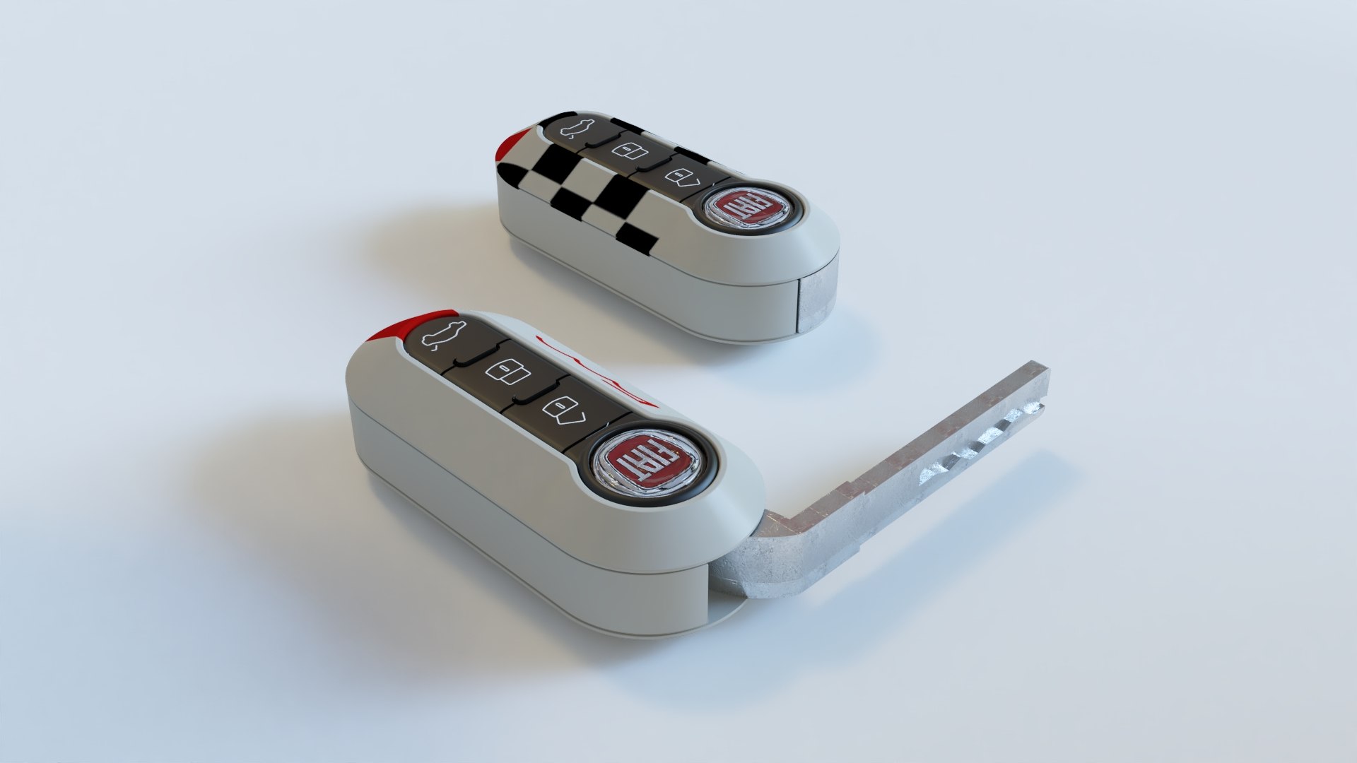 3D Model Car Keys FiatAbarth - TurboSquid 2002797