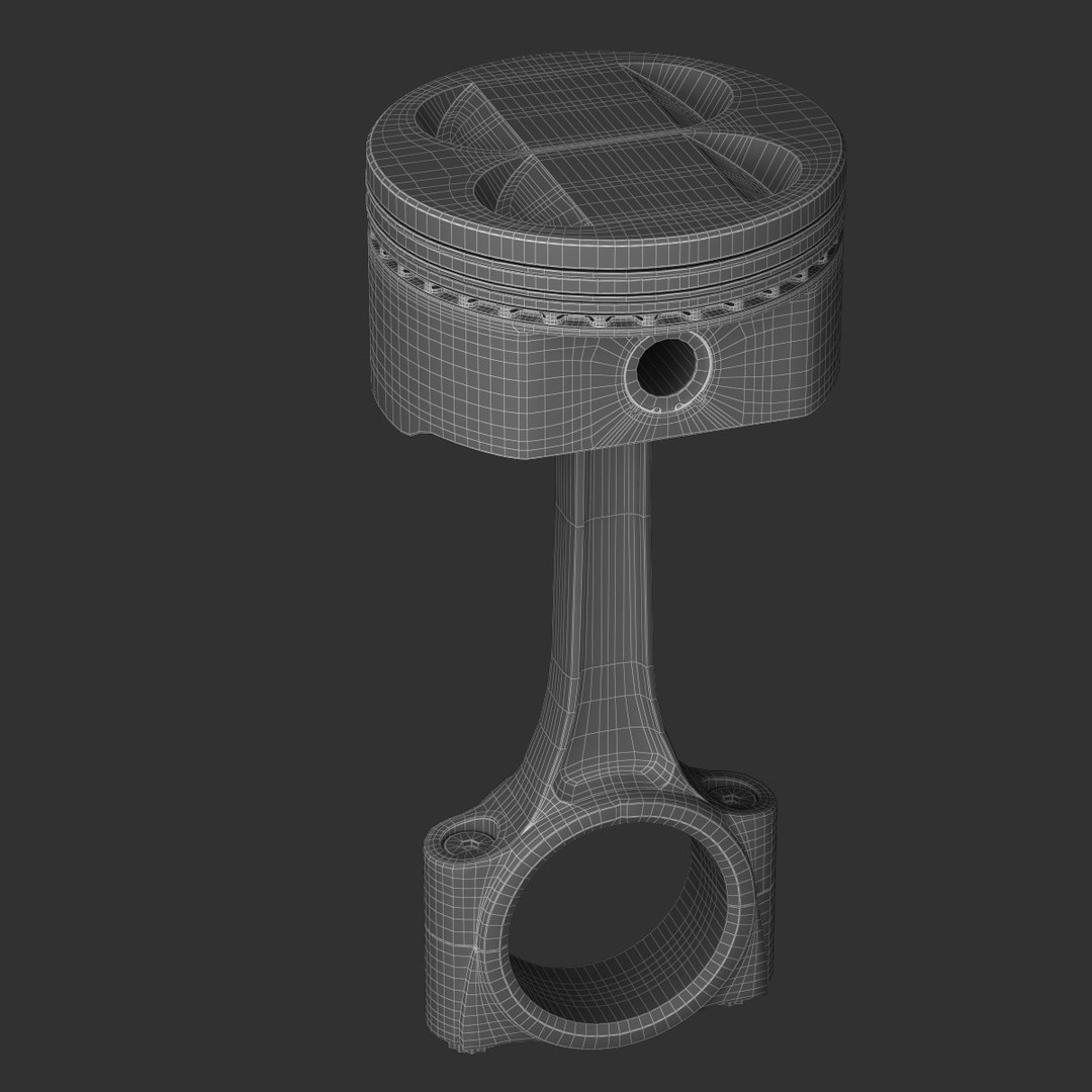 Engine Piston 3d Max