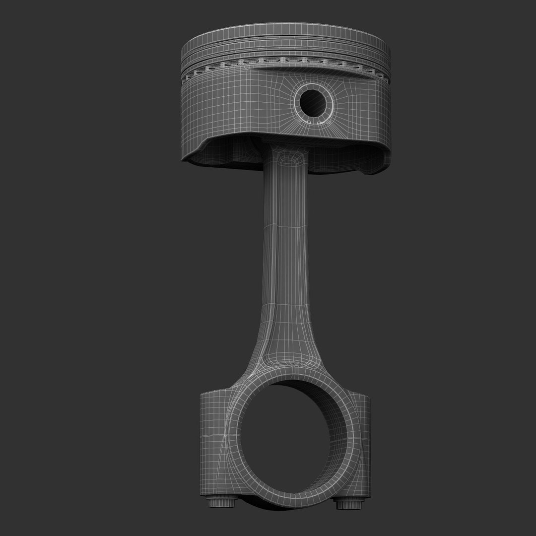 Engine Piston 3d Max