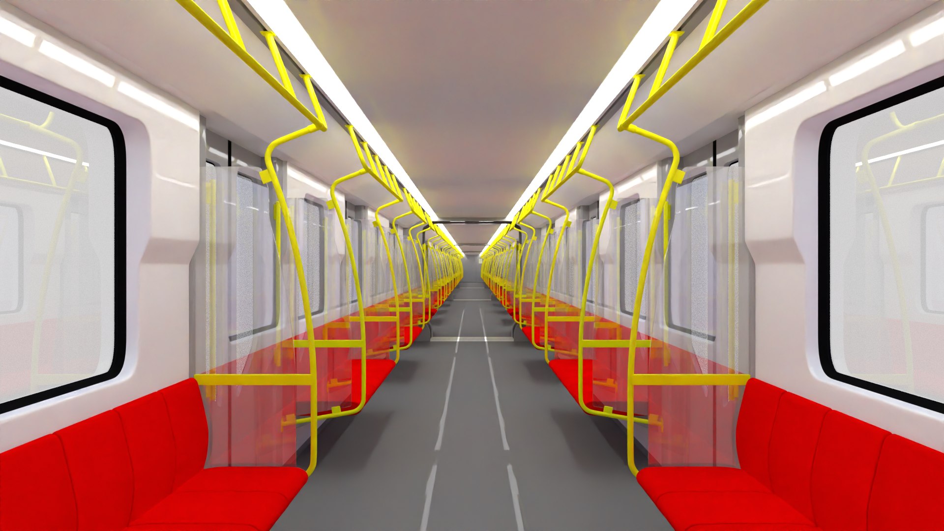 3D Warsaw Metro Train - TurboSquid 2156135