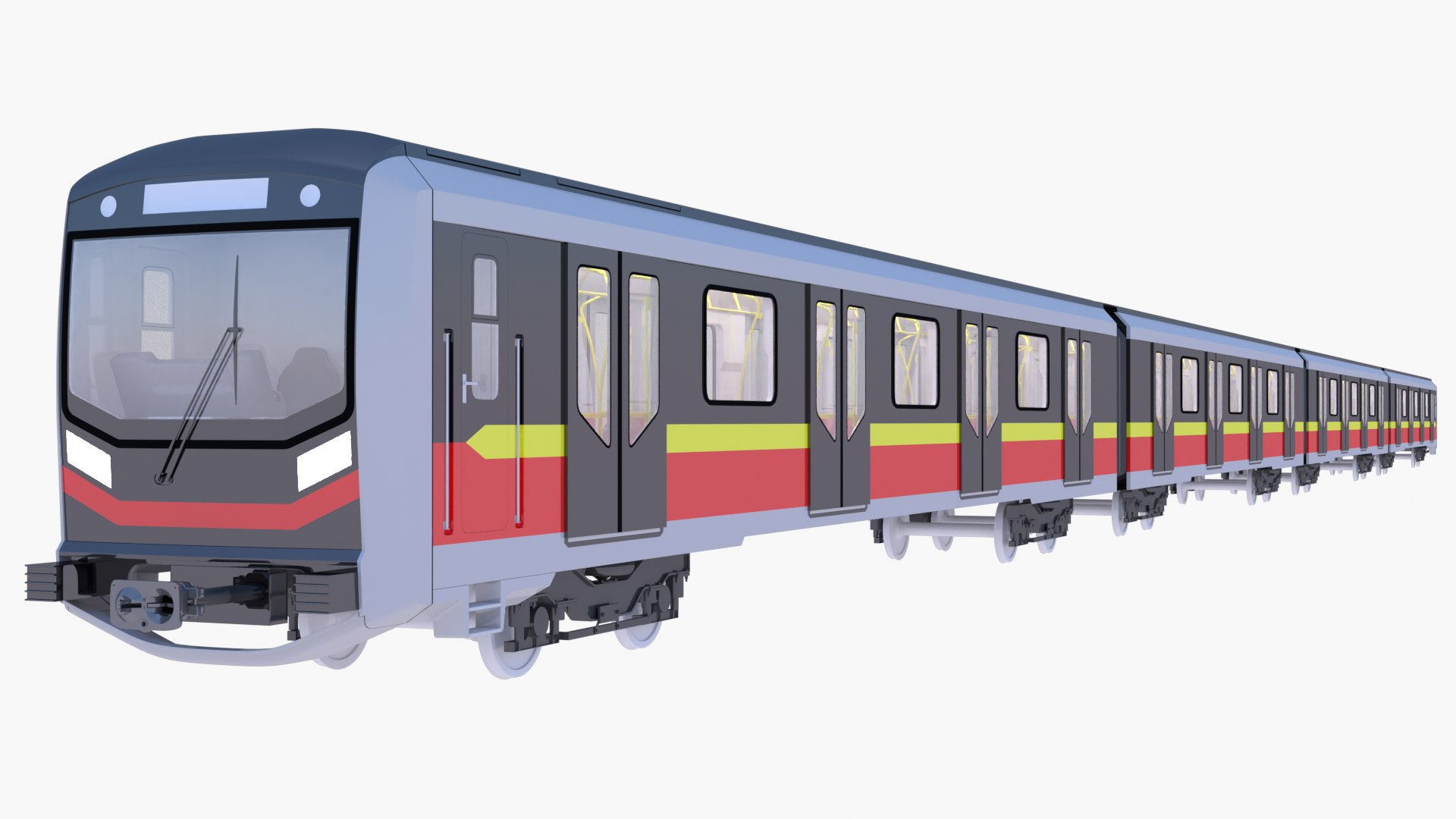 3D Warsaw metro train - TurboSquid 2156135