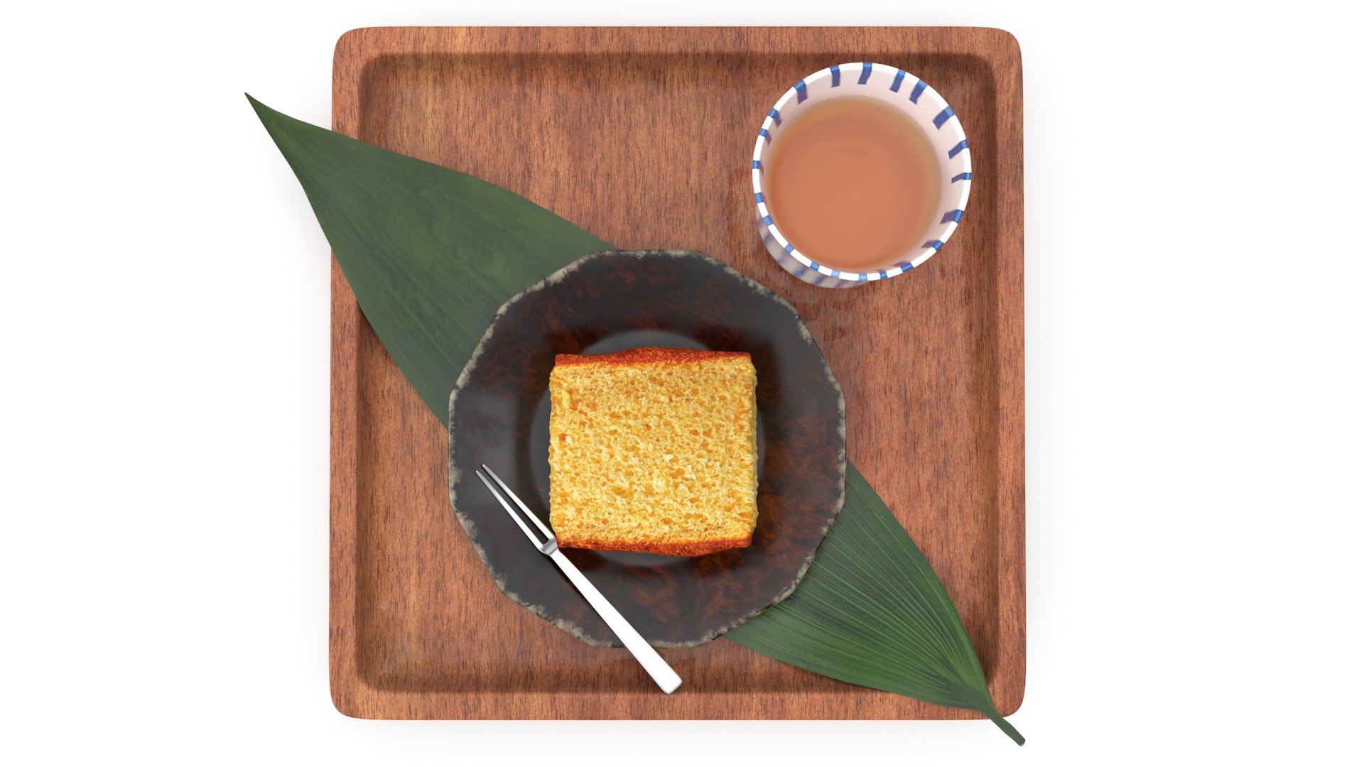Japanese Castella 3D Model - TurboSquid 2089273