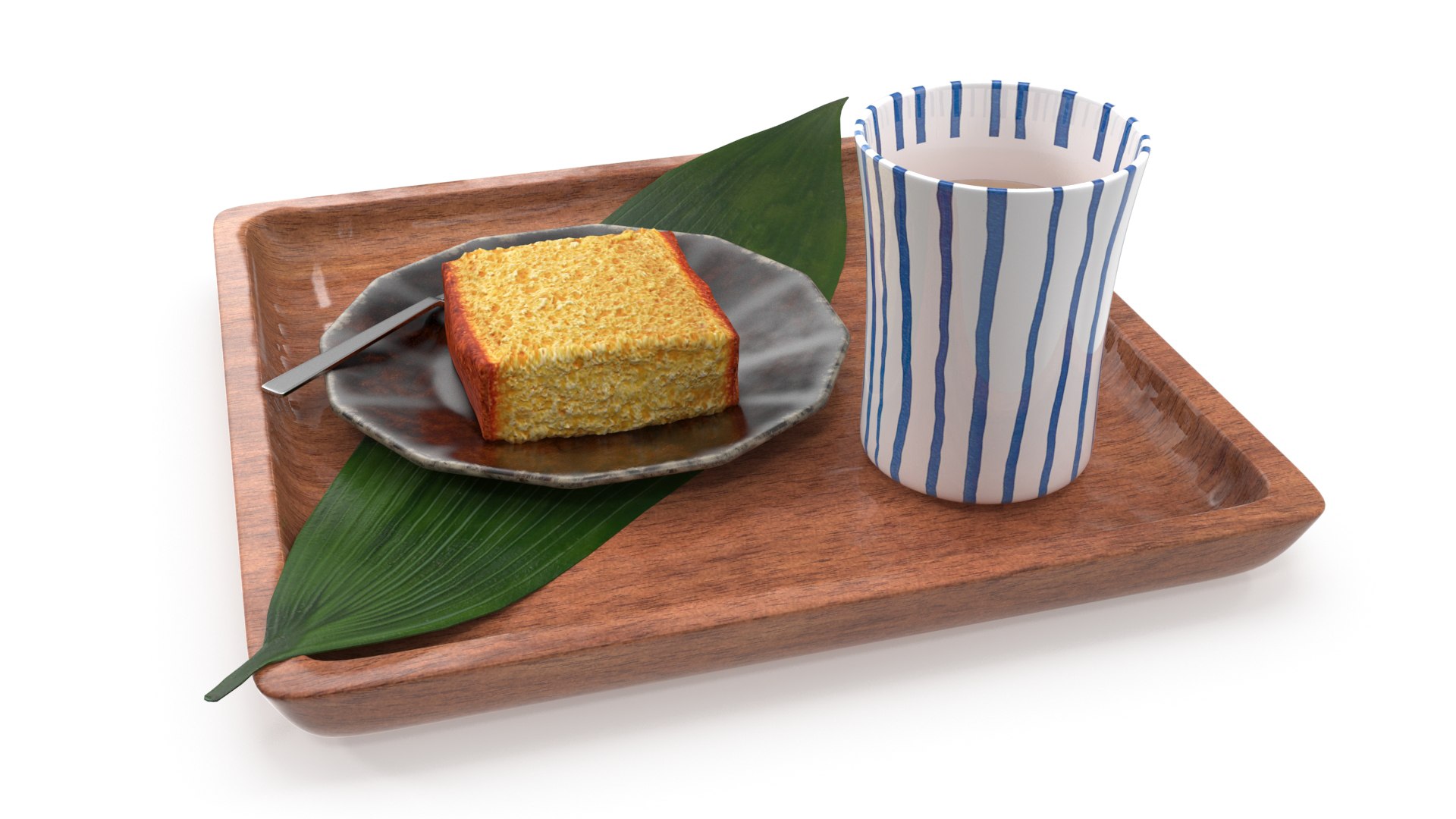 Japanese Castella 3D Model - TurboSquid 2089273