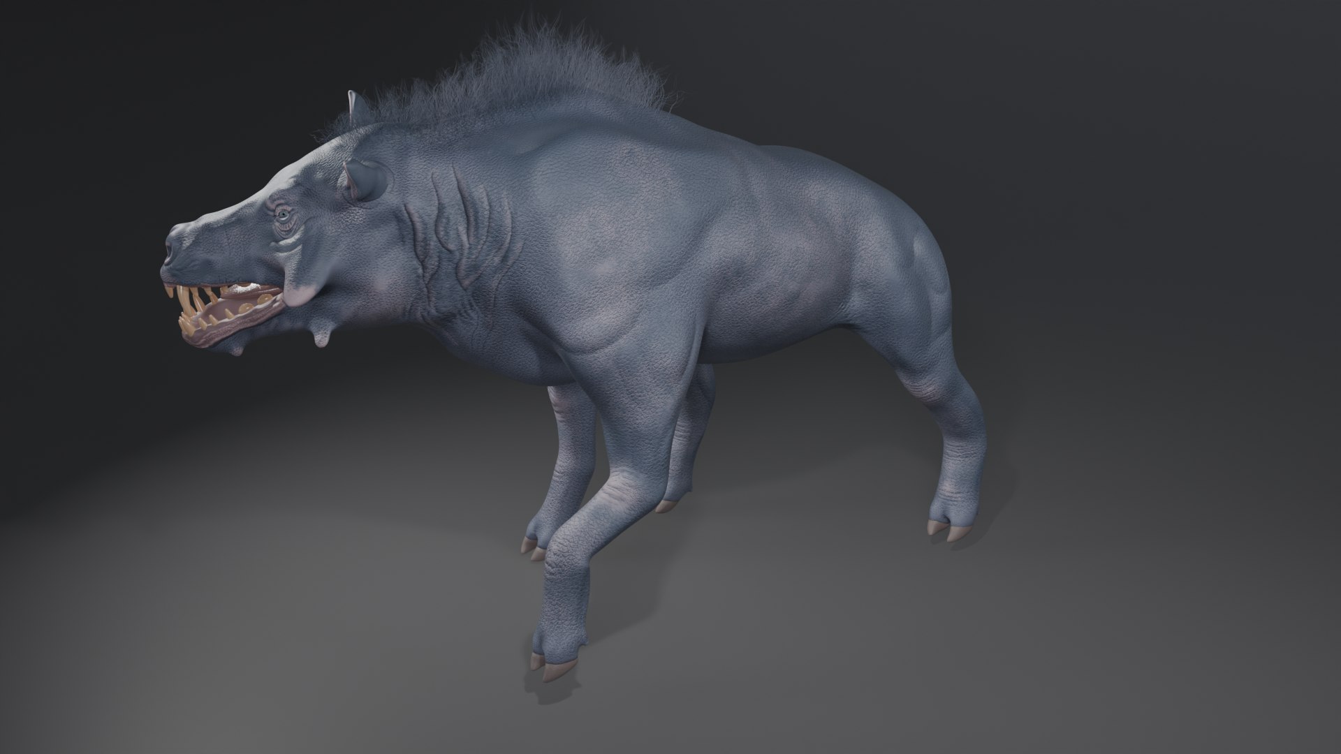 Entelodont 3D Model - TurboSquid 2411217