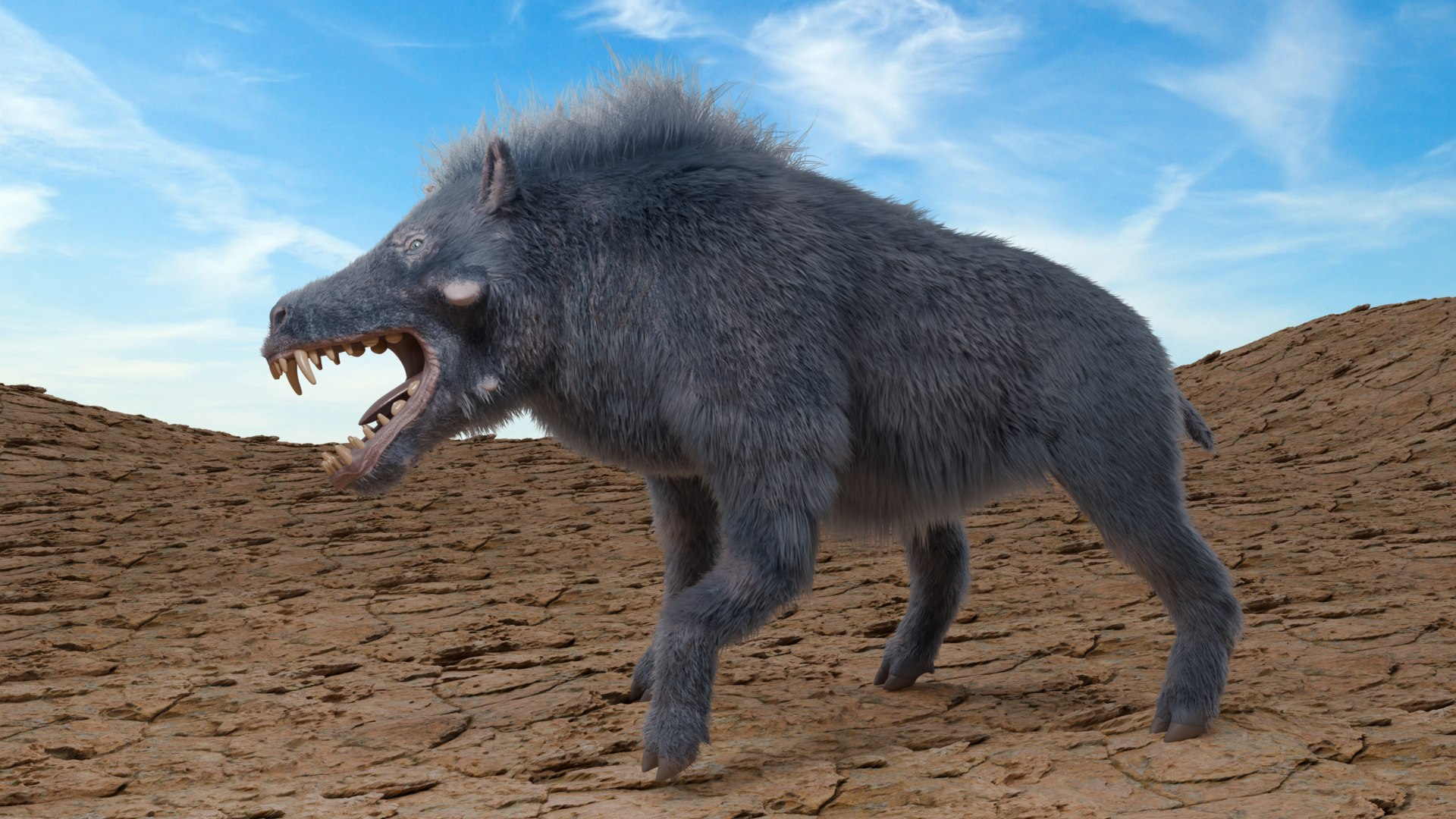 Entelodont 3D Model - TurboSquid 2411217