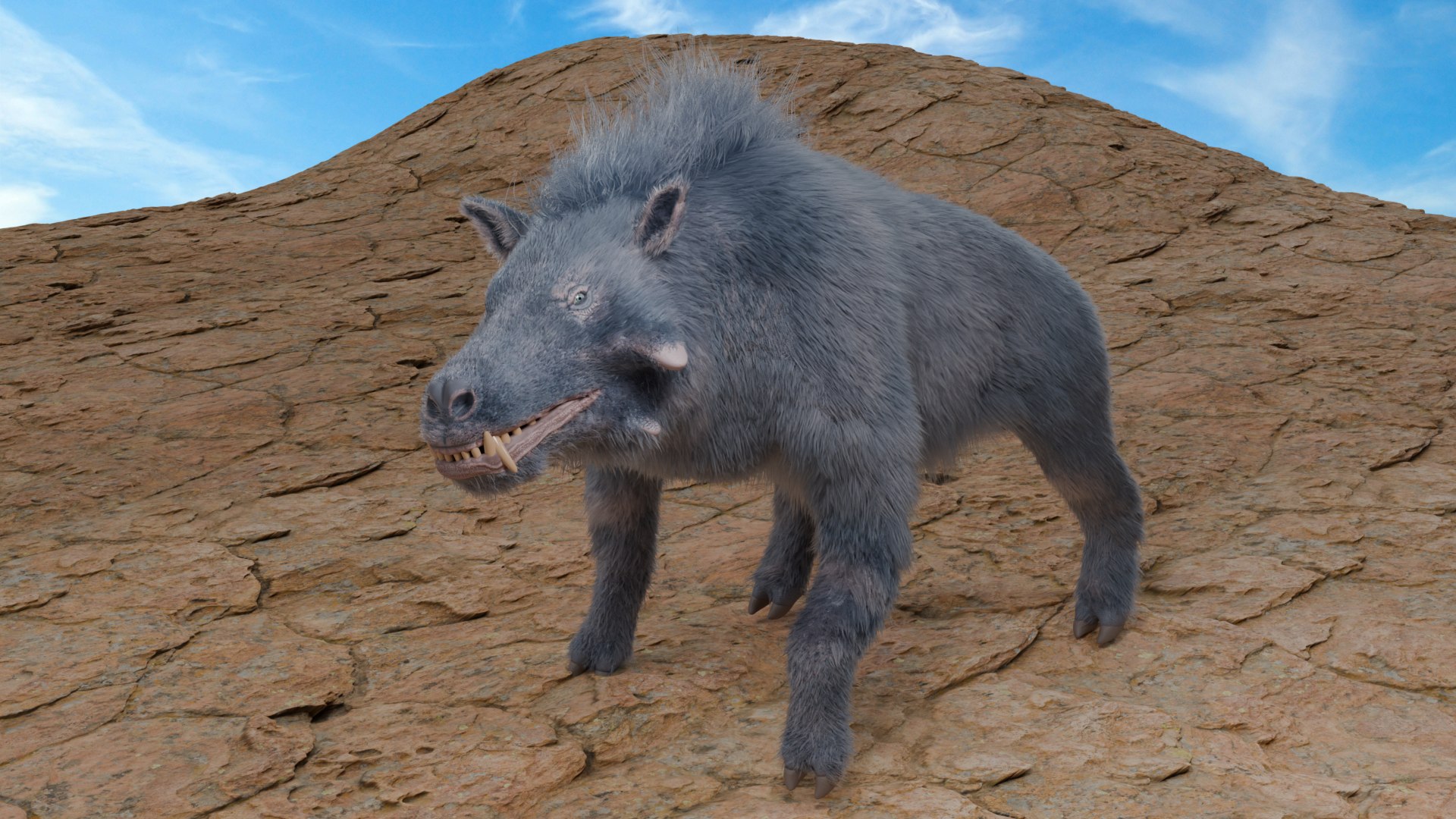 Entelodont 3D Model - TurboSquid 2411217