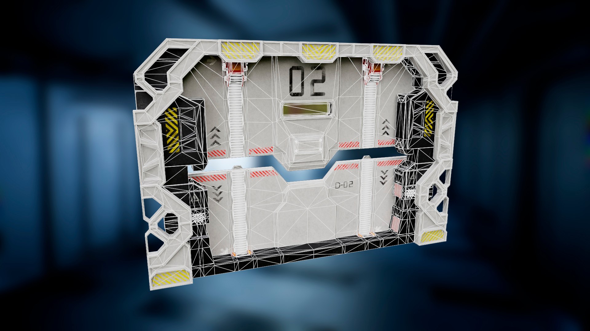 3D Scifi Spacebase Door 3D Model PBR - TurboSquid 1817287