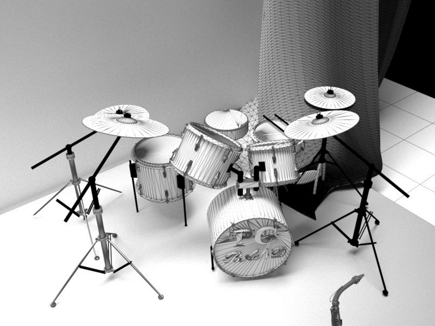 Band Version 3D Model - TurboSquid 1467169