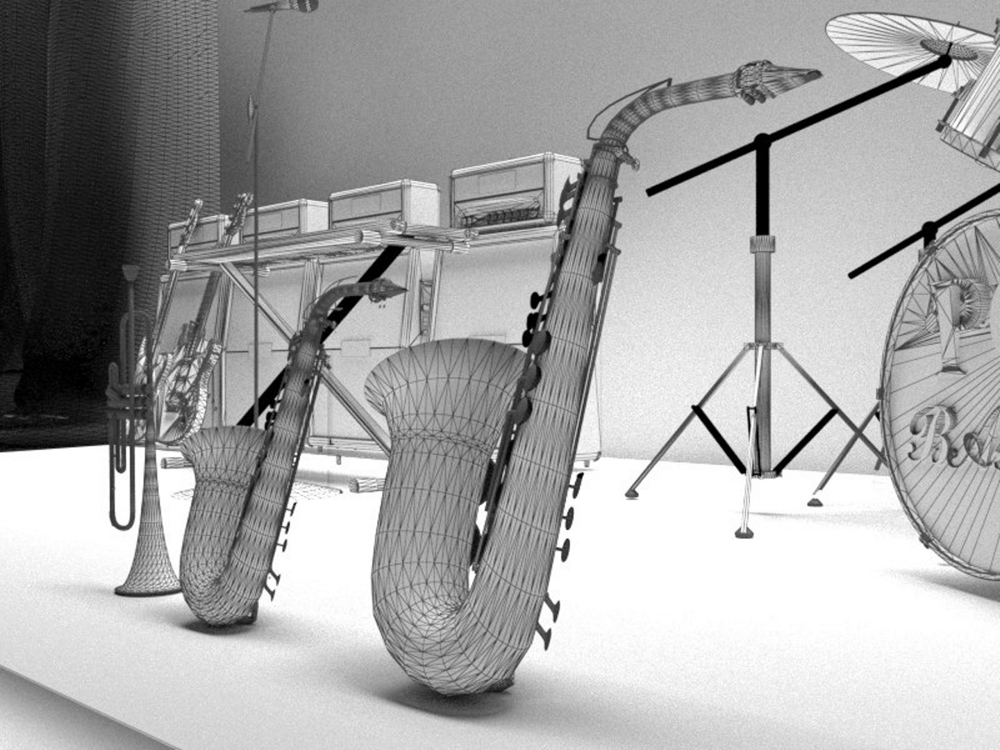 Band Version 3D Model - TurboSquid 1467169