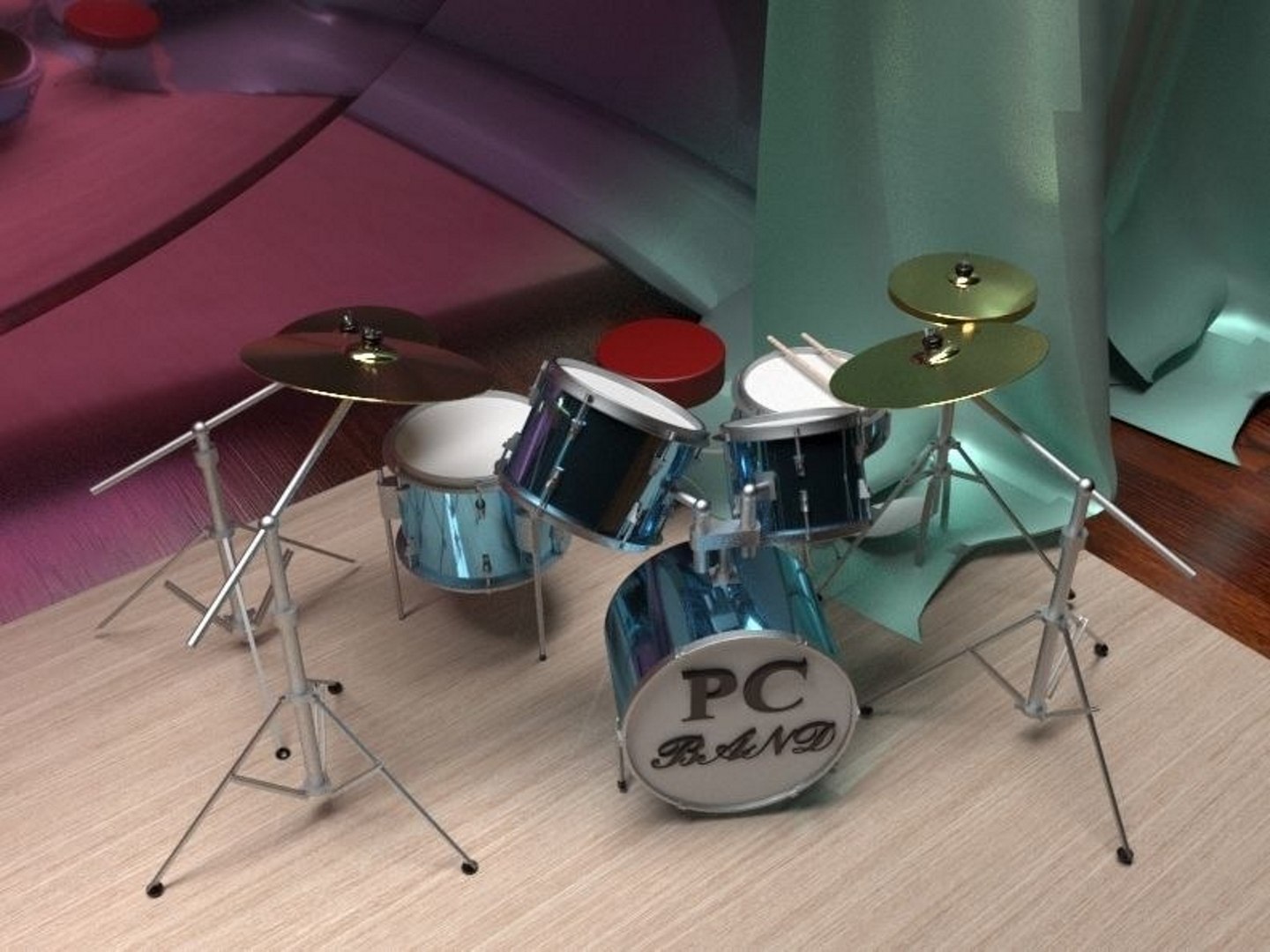 Band Version 3D Model - TurboSquid 1467169