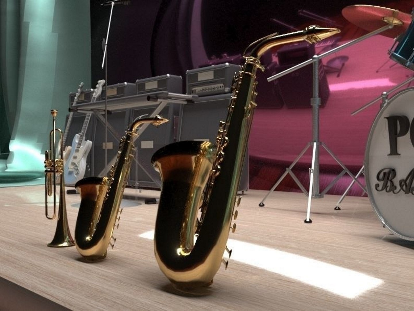 Band Version 3D Model - TurboSquid 1467169