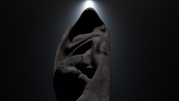 modèle 3D de statue de la mort - TurboSquid 1682569