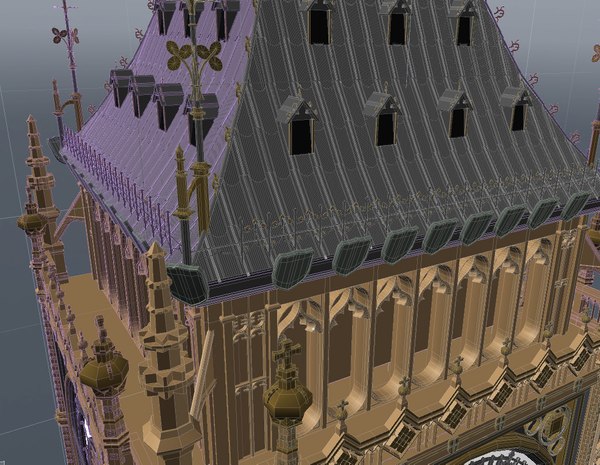 famous building big ben 3d model