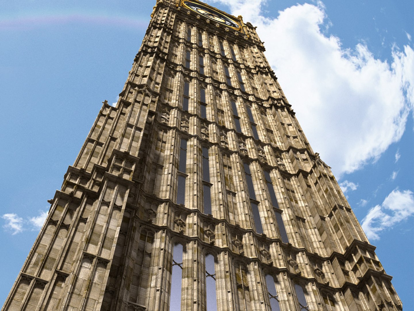 famous building big ben 3d model