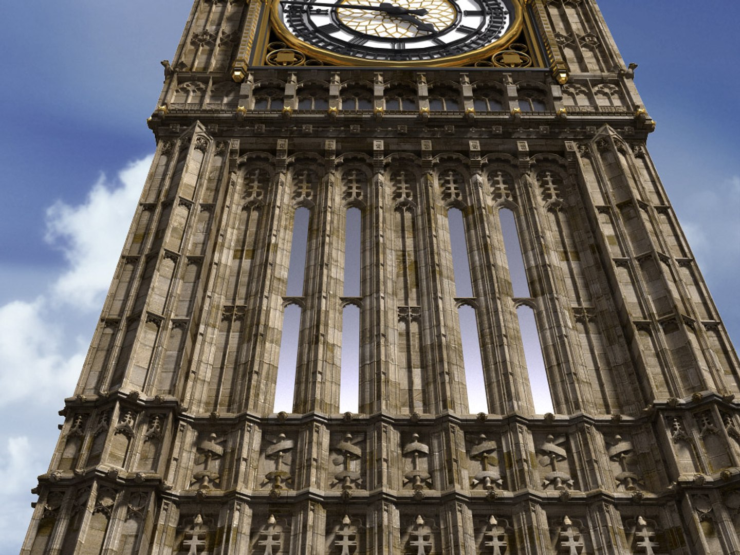 famous building big ben 3d model
